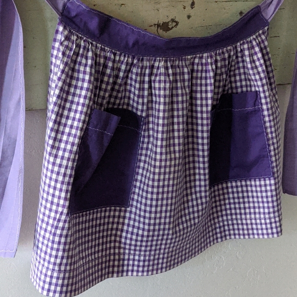 Guild Shop | Kitchen | Vintage Purple White Checked Guild Shop Of ...